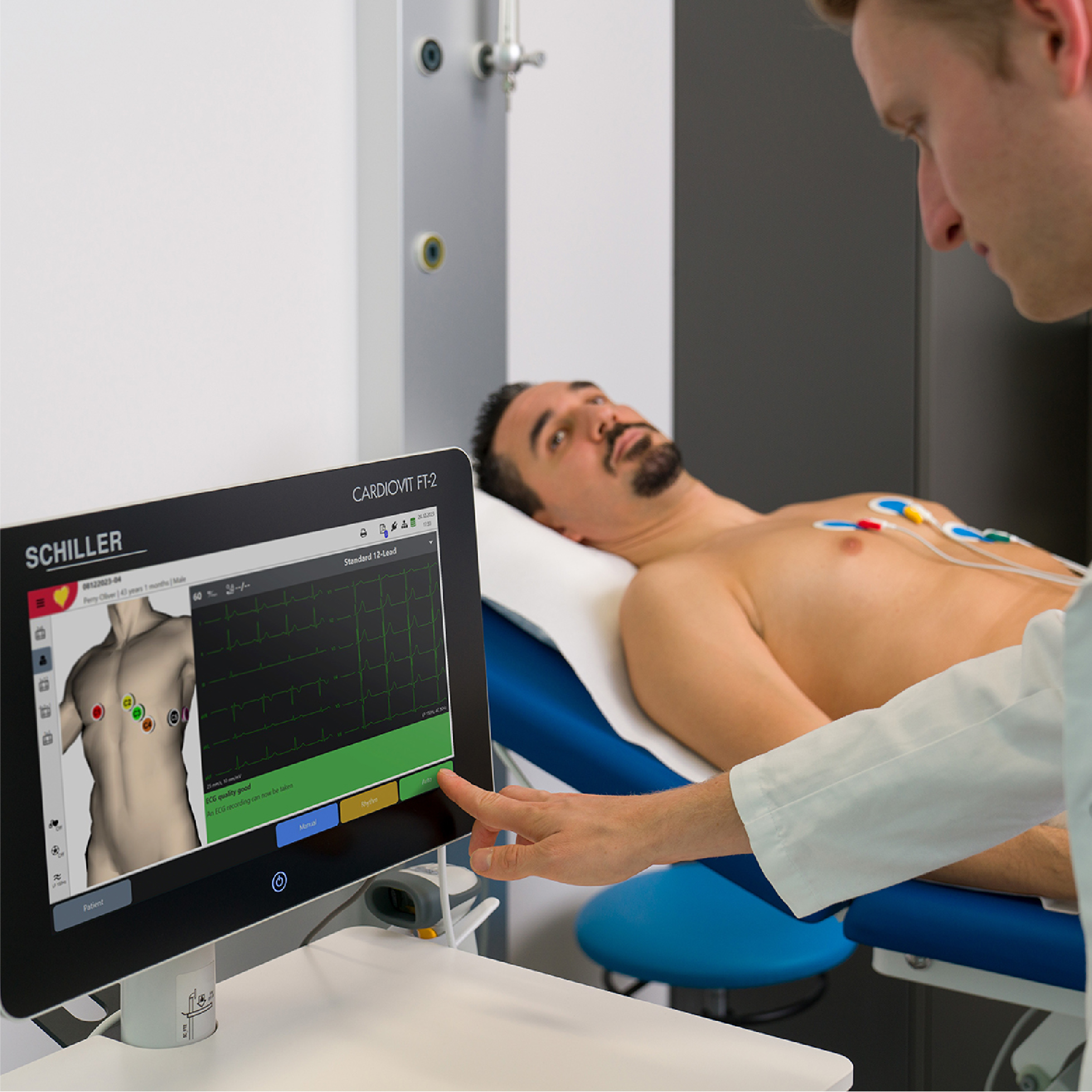 SCHILLER Introduces Portable, Touchscreen ECG Device - CARDIOVIT® FT-2 ...