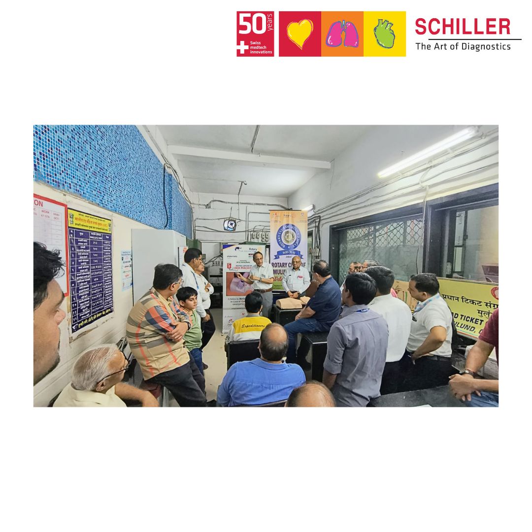 Schiller India Expands AED Coverage Across Mumbai’s Railway Stations ...